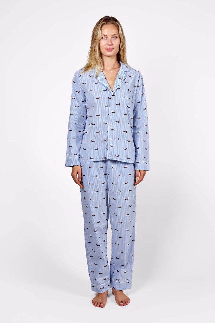 Lotta Pajama Collection - Dachshund Themed Cotton Pajamas | Dupper