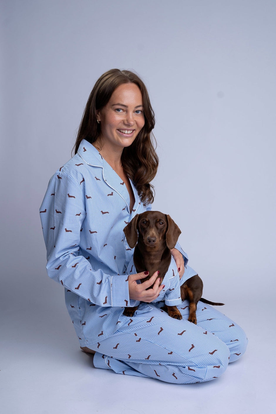 Lotta Pajama Collection - Dachshund Themed Cotton Pajamas | Dupper
