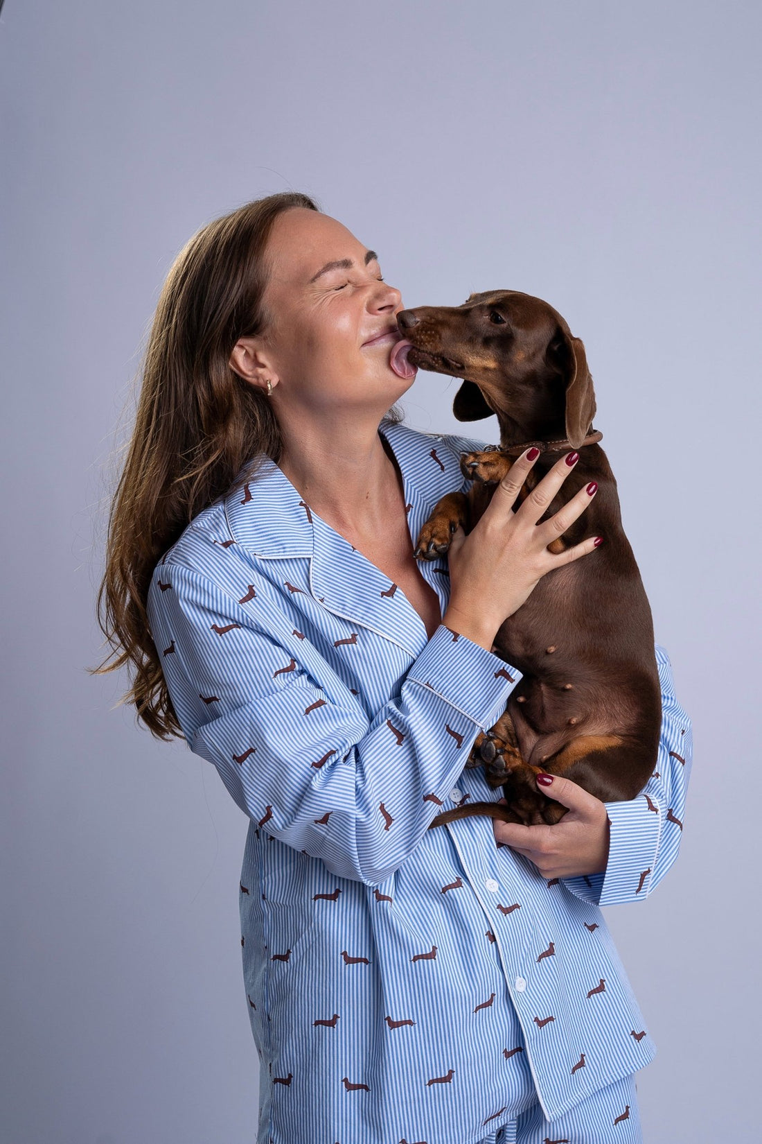 Lotta Pajama Collection - Dachshund Themed Cotton Pajamas | Dupper